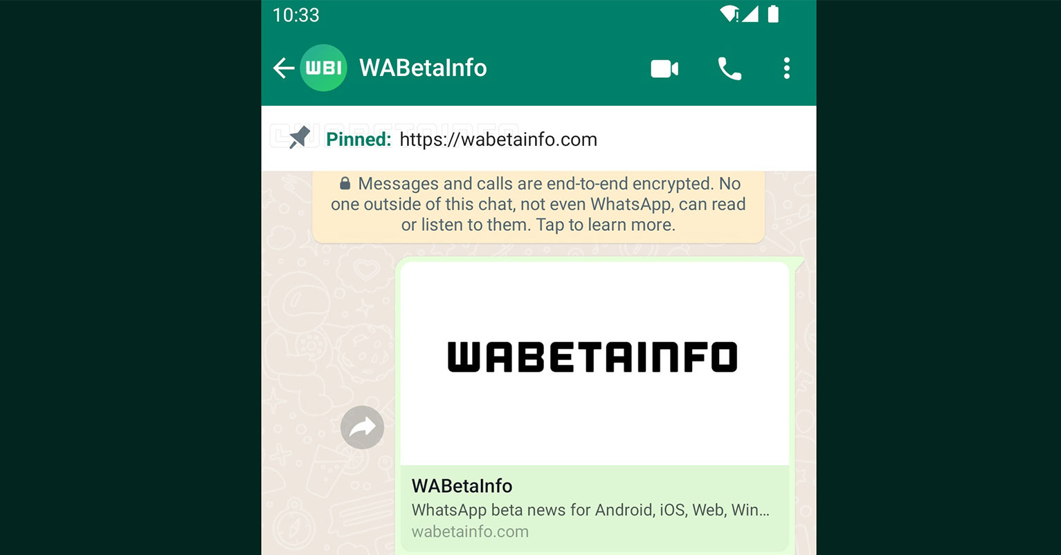 WhatsApp Beta is testing the ability to pin messages! - MianJuGer Tech ...
